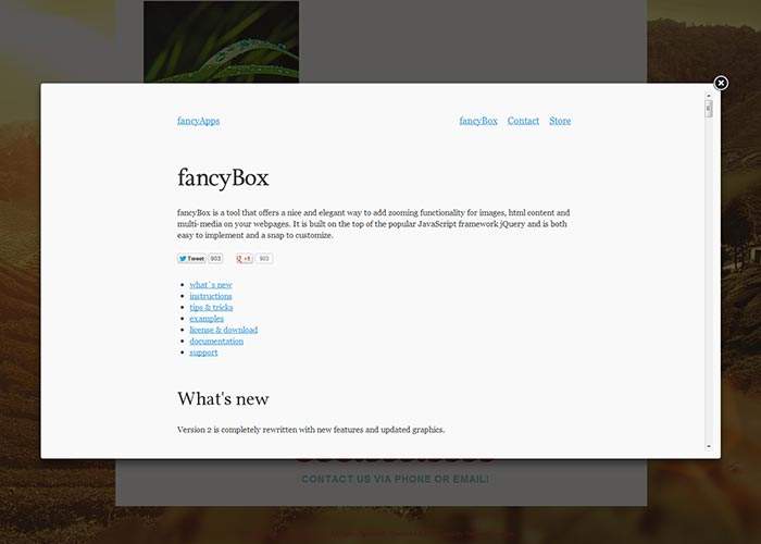 HOW TO USE FANCYBOX – ~ Страницы Интернета