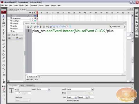 Create A Simple Calculator Flash Actionscript 3 0 Tutorial