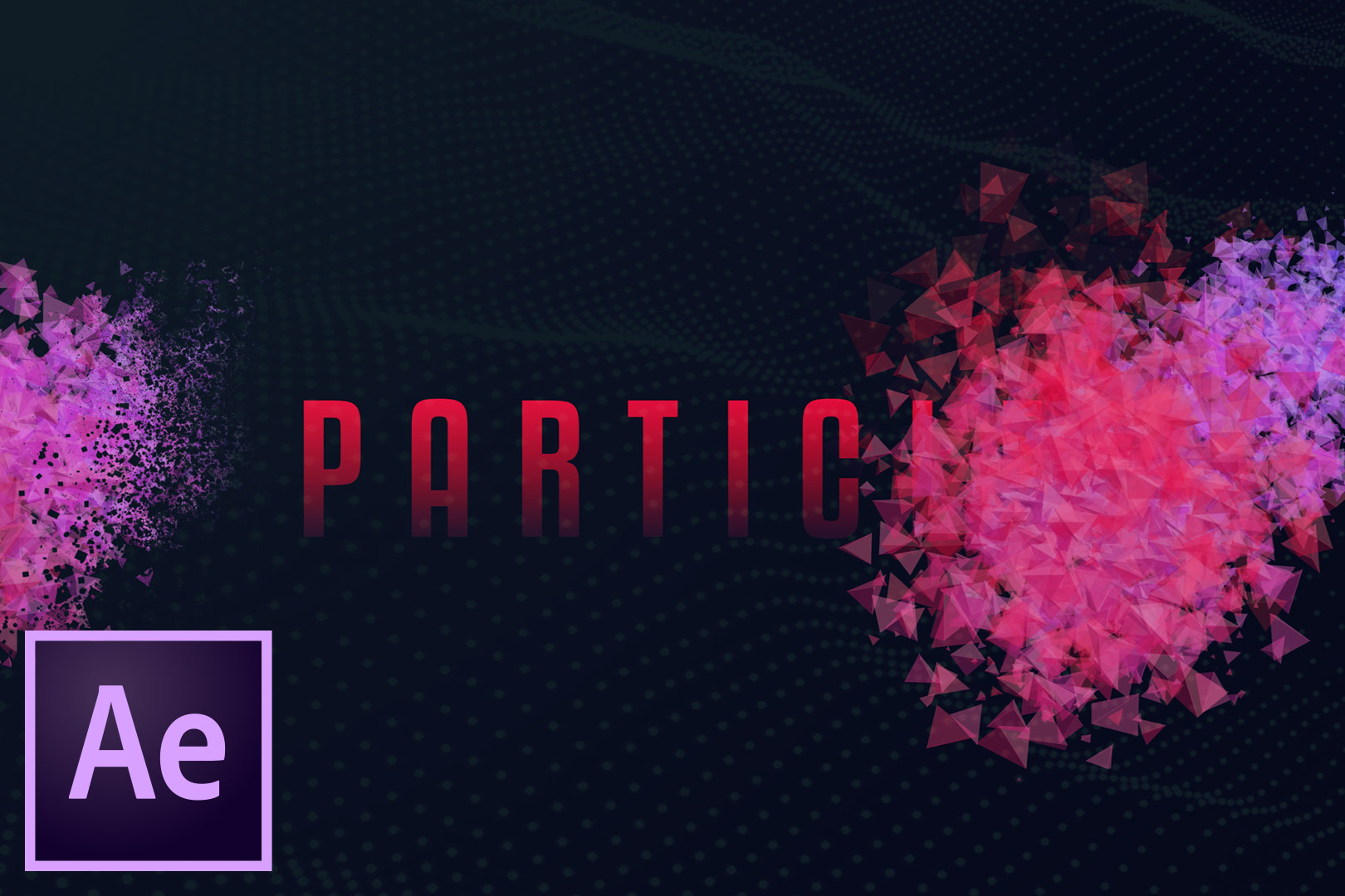 Create A Particle Text Logo Reveal Effect With After Effects No