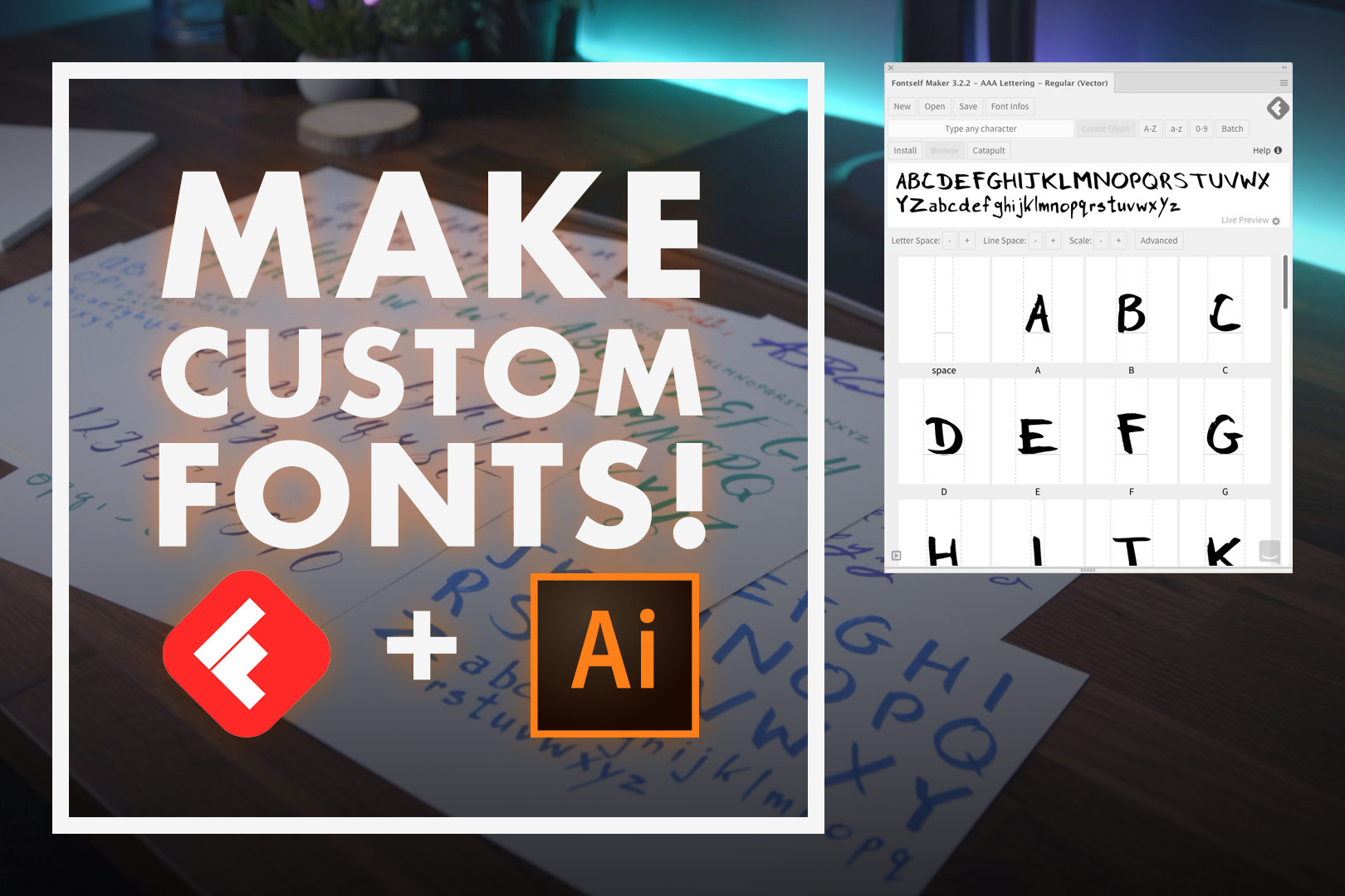 Make Custom Fonts In Adobe Illustrator With Fontself 
